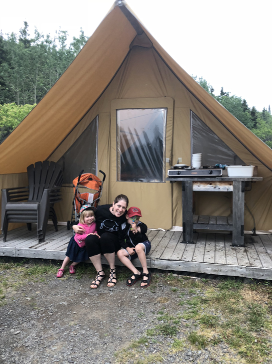 Prêts à camper au Parc national du Bic! | Famille au menu