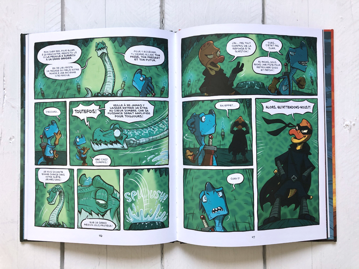 Aventurosaure, tome 3, L’Oracle de Trïasio | Famille au menu