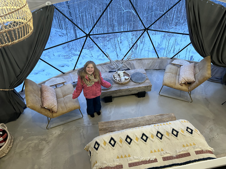 Un séjour de rêve aux Dômes Outaouais | Famille au menu